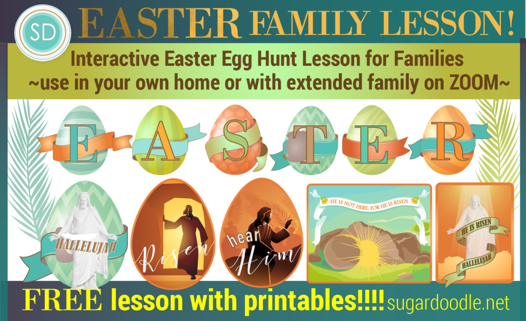 Interactive Christian Easter Lesson: Use on Zoom or at Home ...